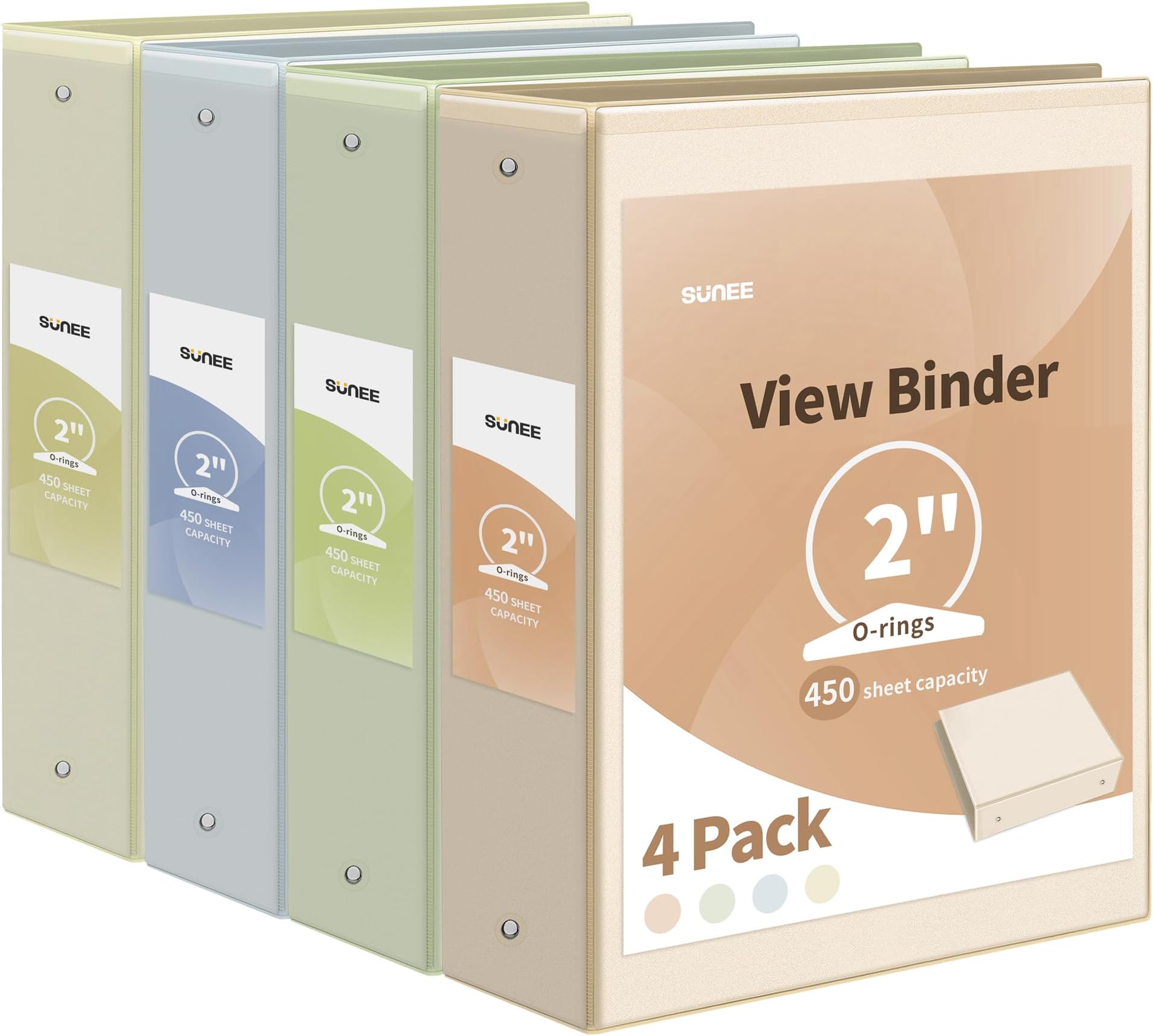 Amazon.com : Office Depot® Brand 3-Ring Durable View Binder, 2" Round ...