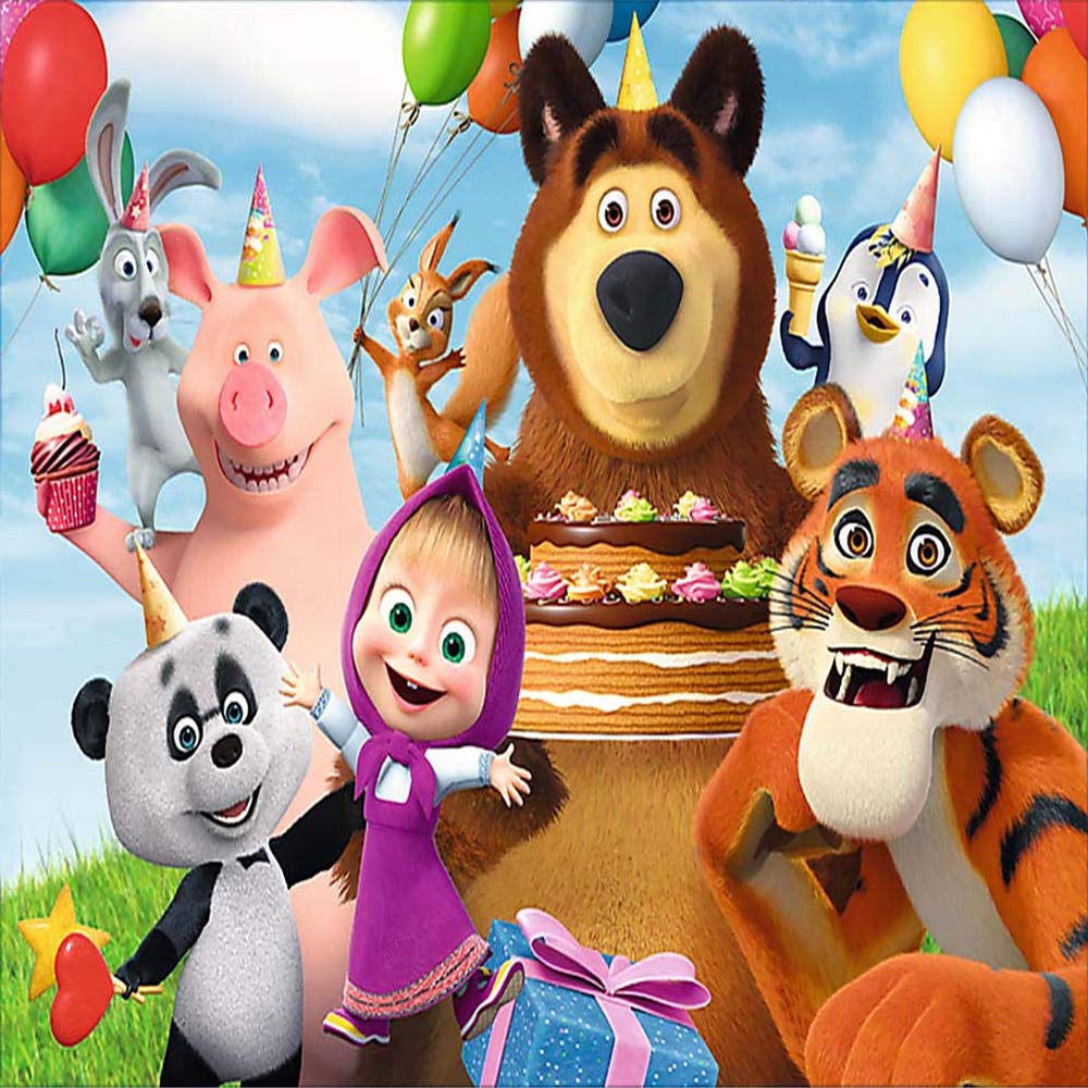Masha Wallpapers Masha And The Bear PNG Kids Photo Frame | Gallery