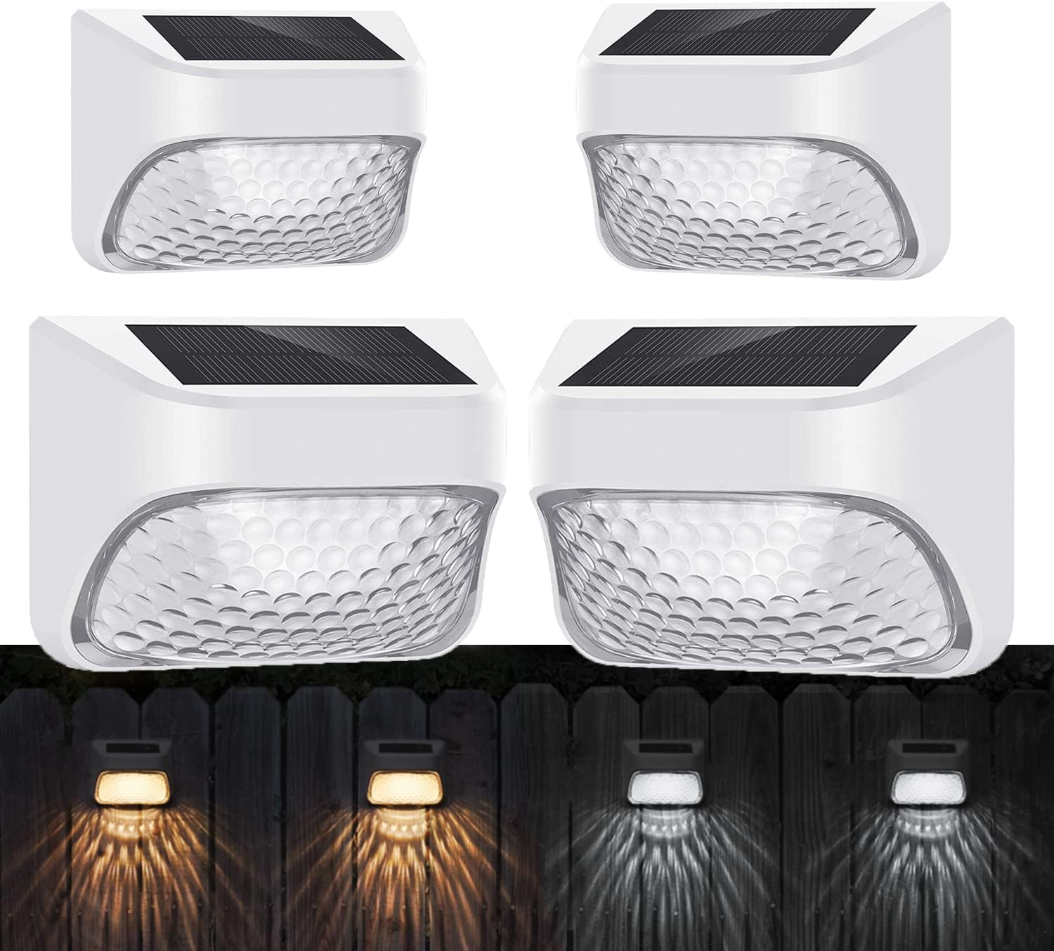 Hardoll Solar Lights for Garden 66 LED Motion Sensor Security ...