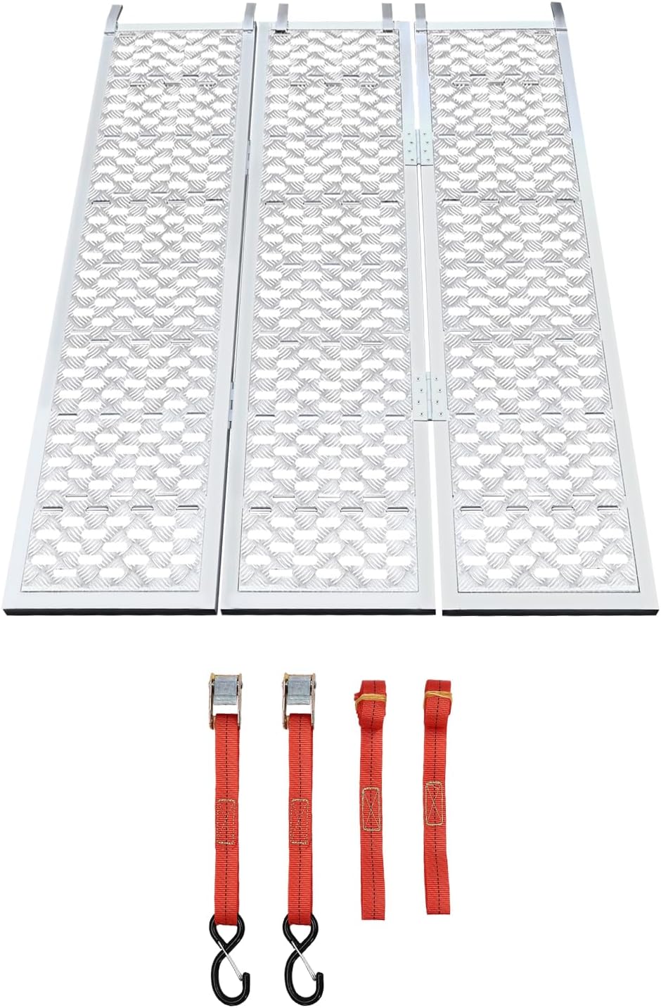 Wide Trailer Folding Ramps, 1500 LBS 77" x 54" Loading Ramps with ...