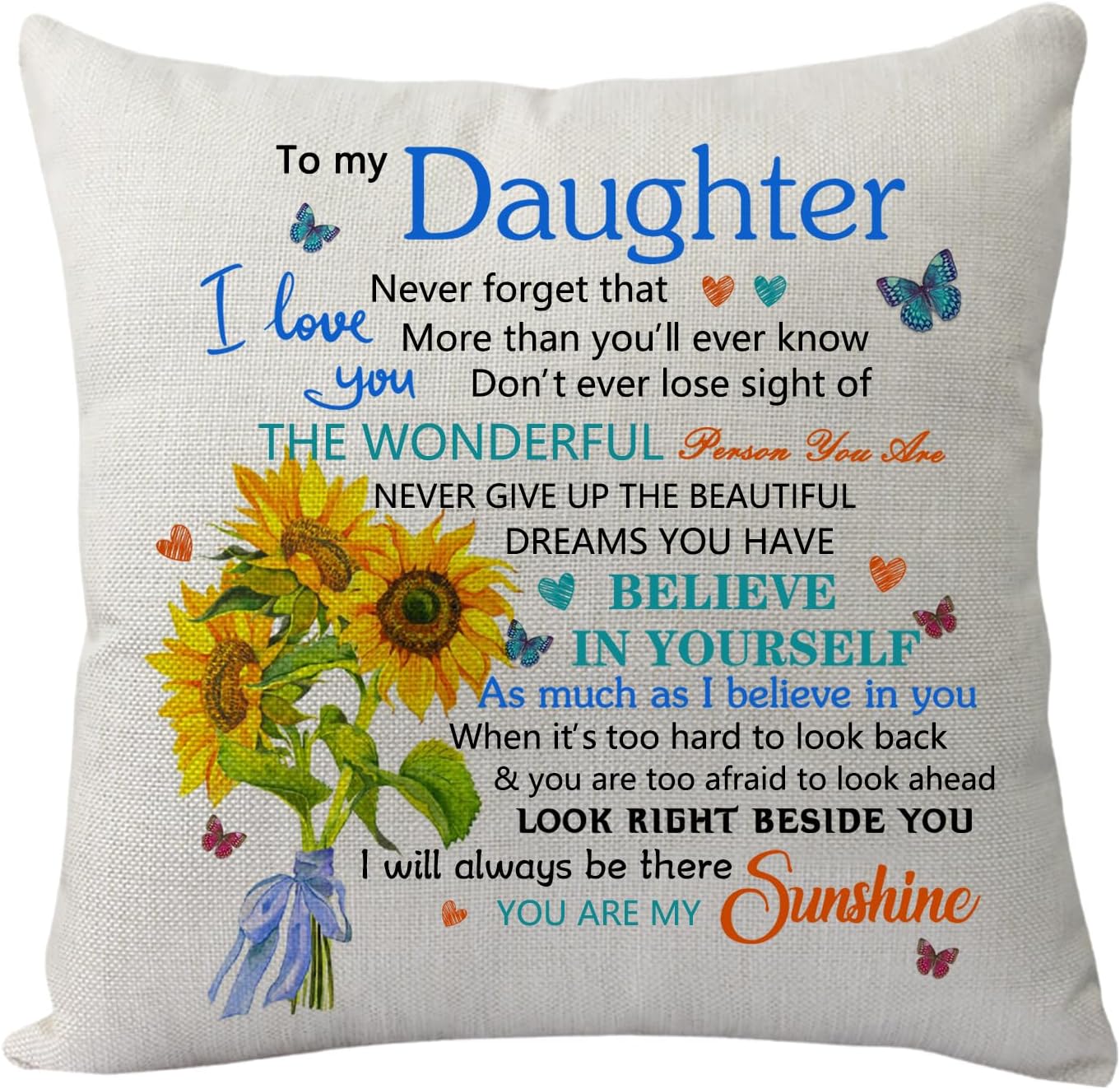 Amazon.com: KHLOY Daughter Gifts from Mom Dad,Inspirational Gift to My ...