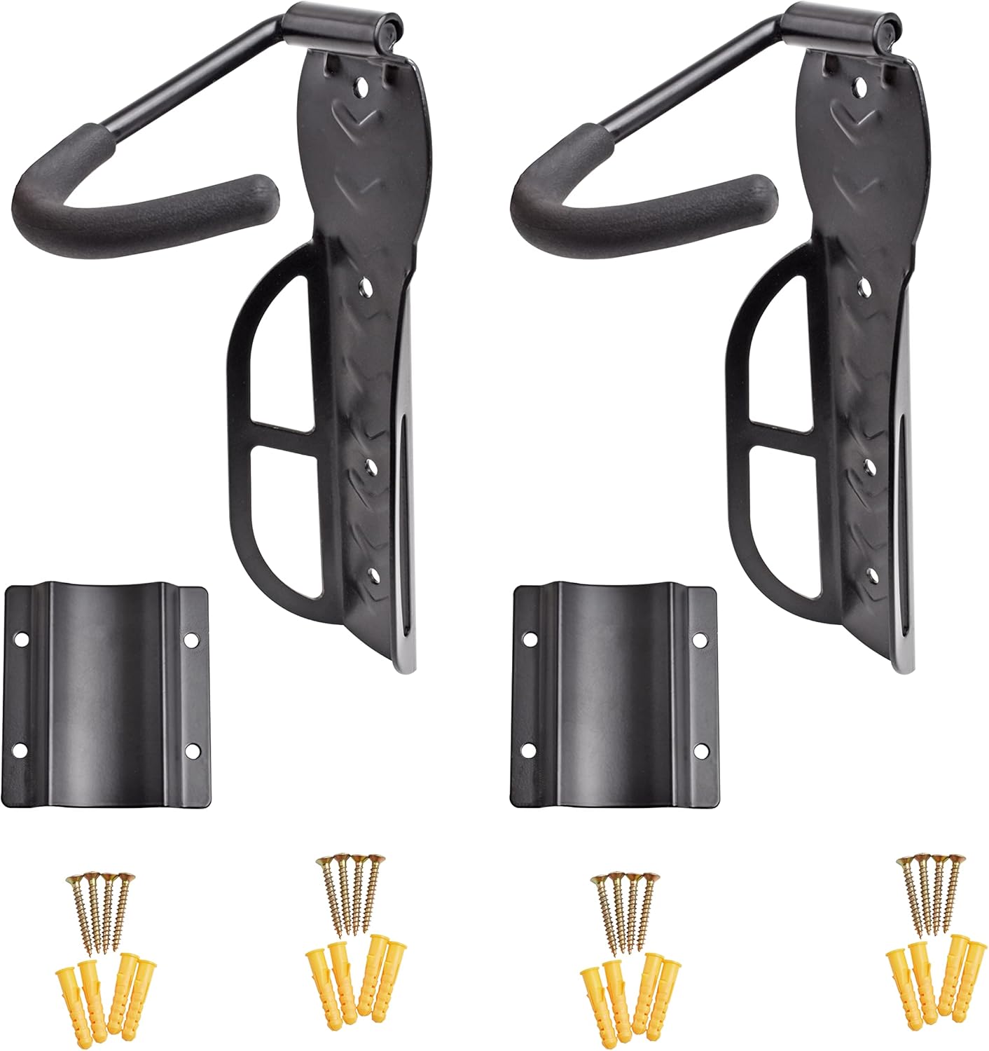 Amazon.com: NEVRY Bike Wall Mounted Racks with Tire Trays - Vertical ...