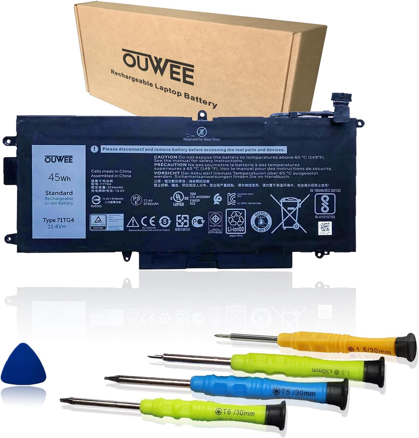 Amazon.com: Fancy Buying K5XWW Laptop Battery for Dell Latitude 7389 ...