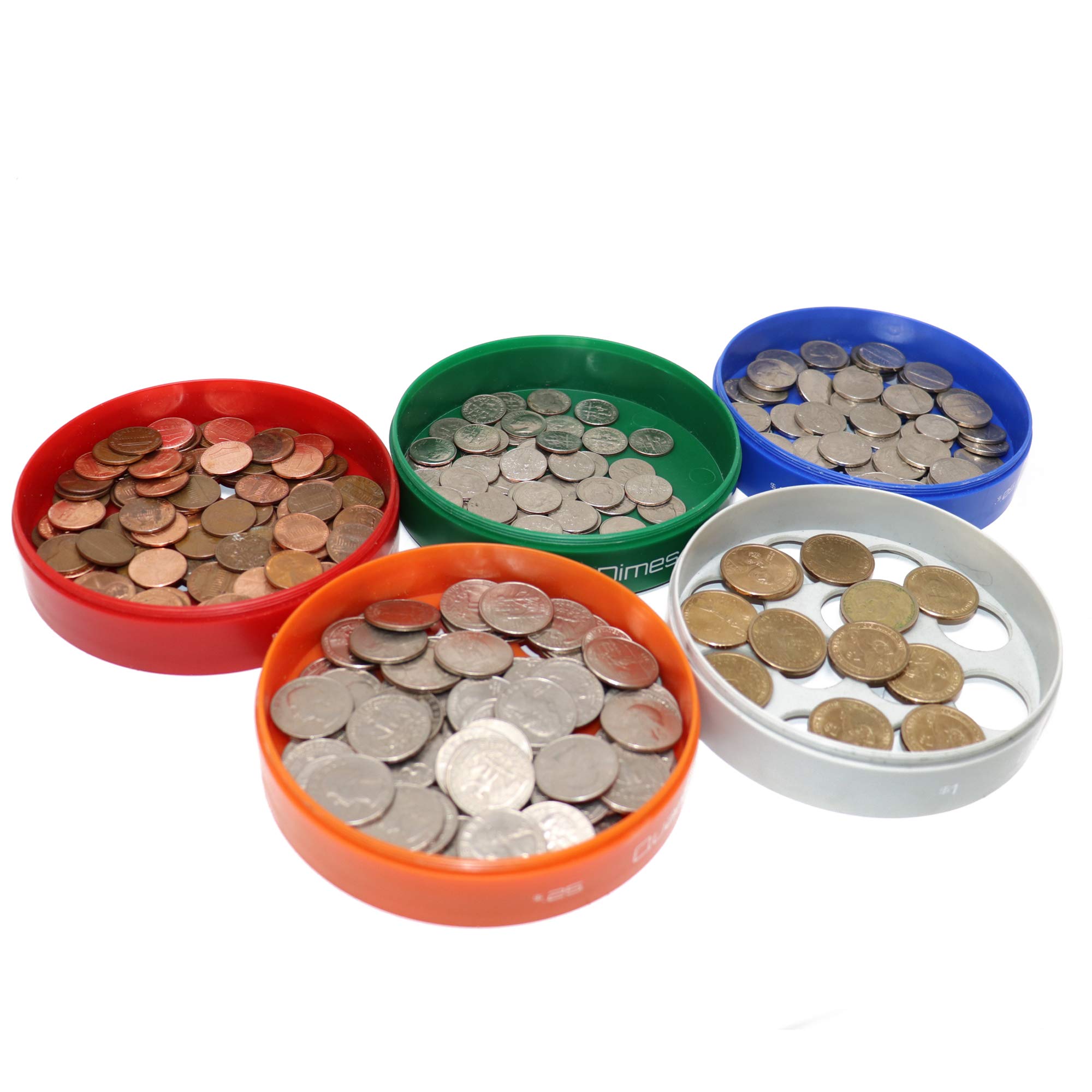 Nadex Twist & Shake Coin Sorting Jar | All in One Coin Sorter Tray and ...