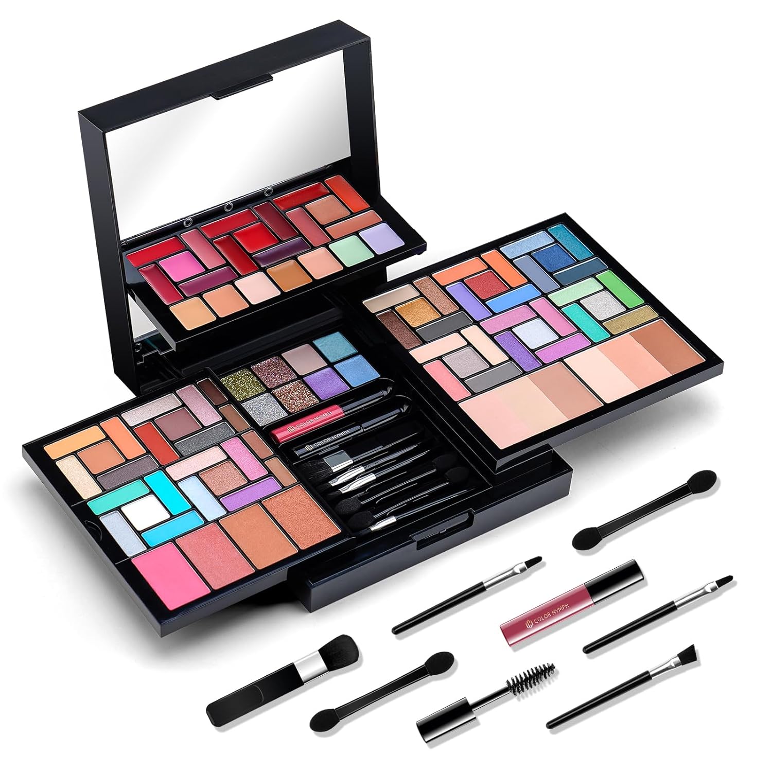 Amazon.com : Color Nymph Makeup Kit For Women With Mirror, Full Makeup ...