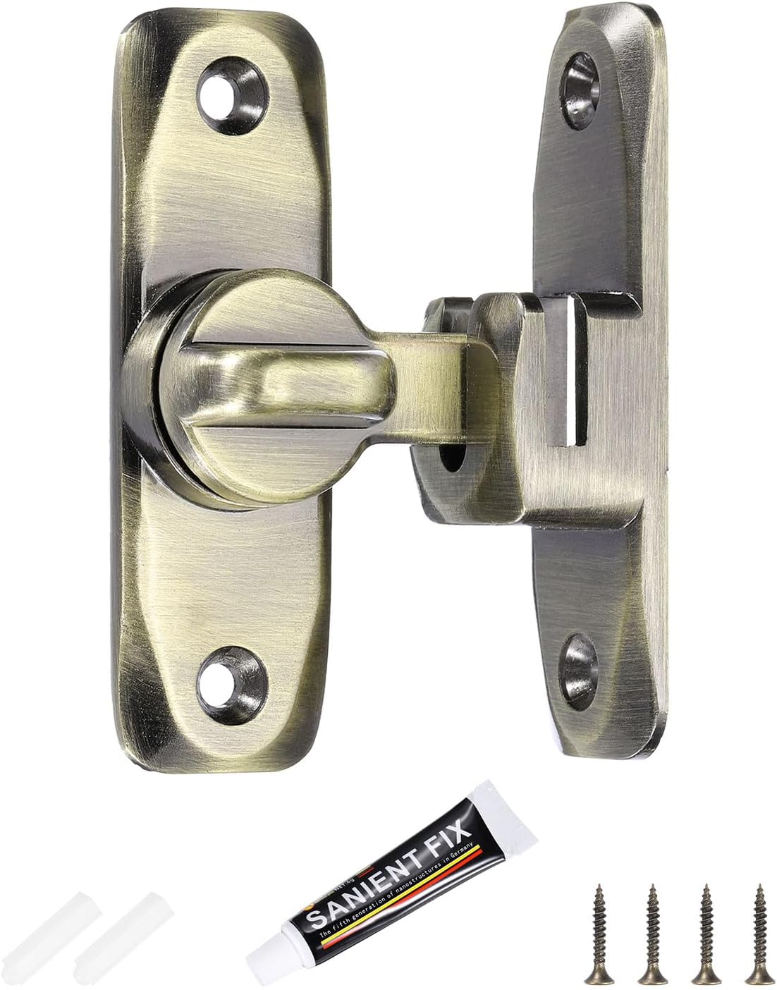 Amazon.com: PATIKIL Barn Door Latches, 90/180 Degree Small Flip Gate ...