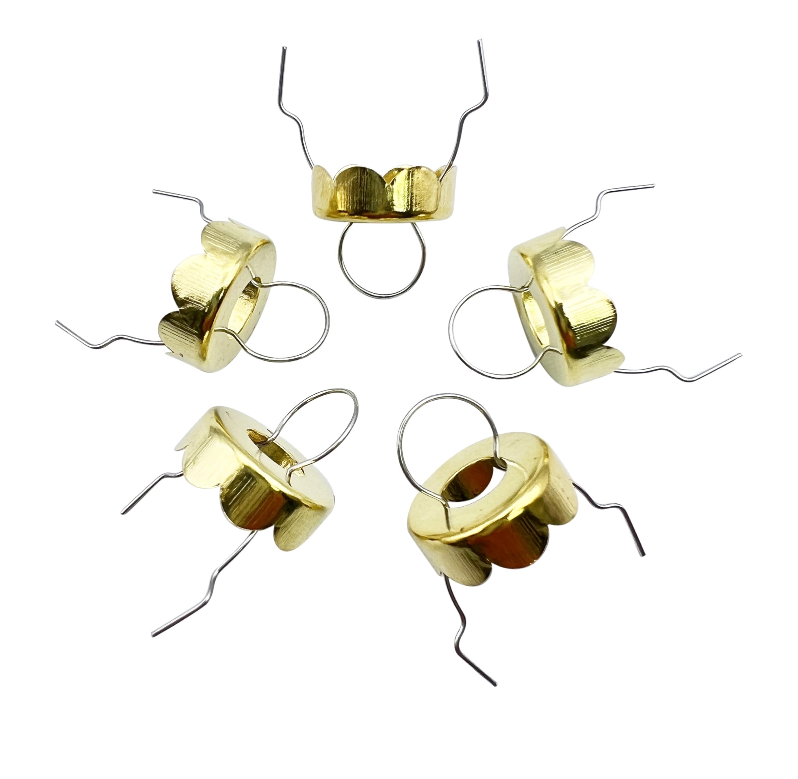 Amazon.com: National Artcraft® 5/8" Gold-Finish Ornament Cap with Wire ...