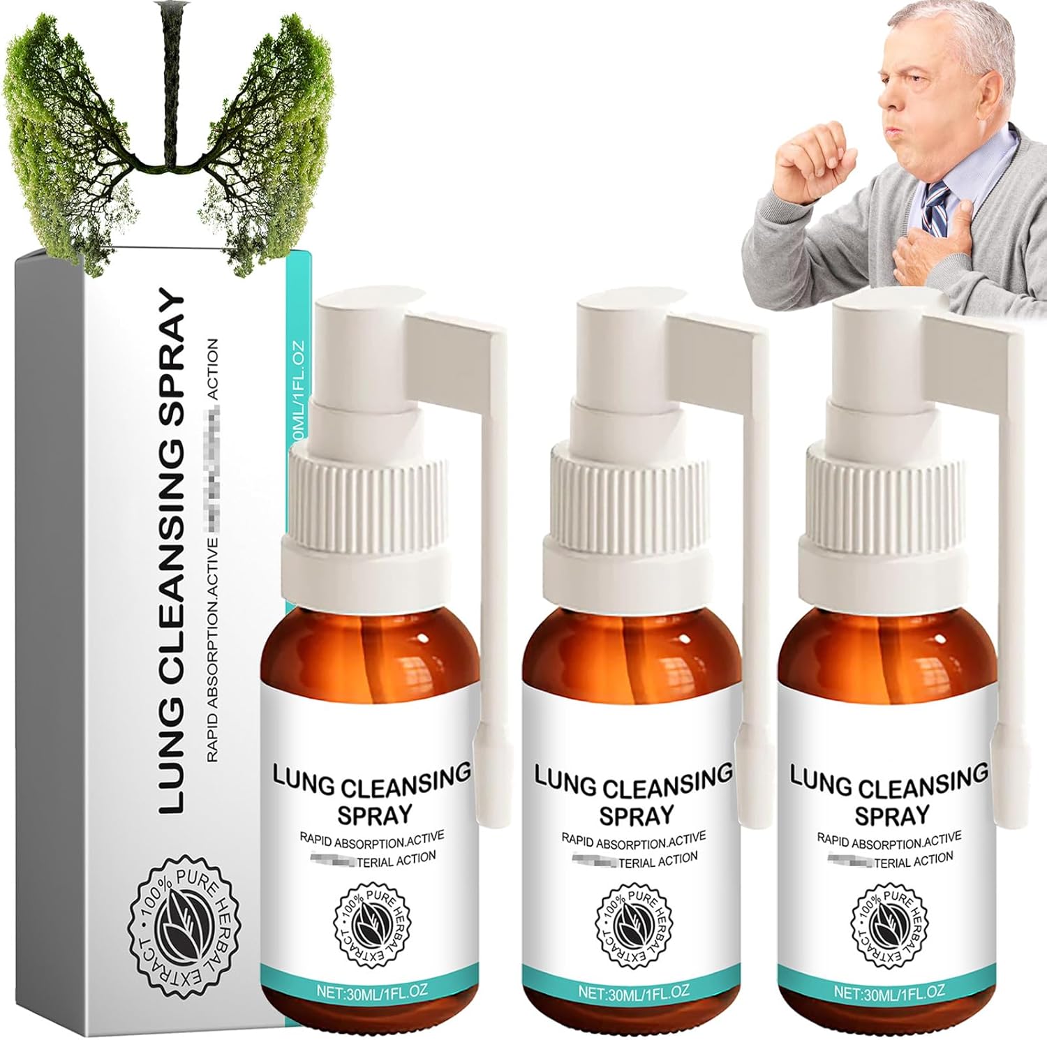 Lung Cleansing Spray, Herbal Lung Cleansing Spray (3pcs) : Amazon.com ...