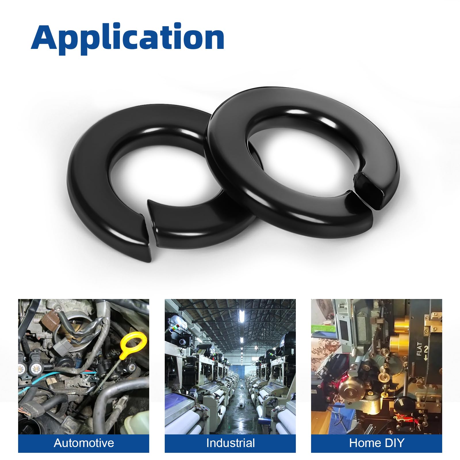 Snapklik.com : #8 Split Lock Washer, 304 Stainless Steel 18-8 Spring ...