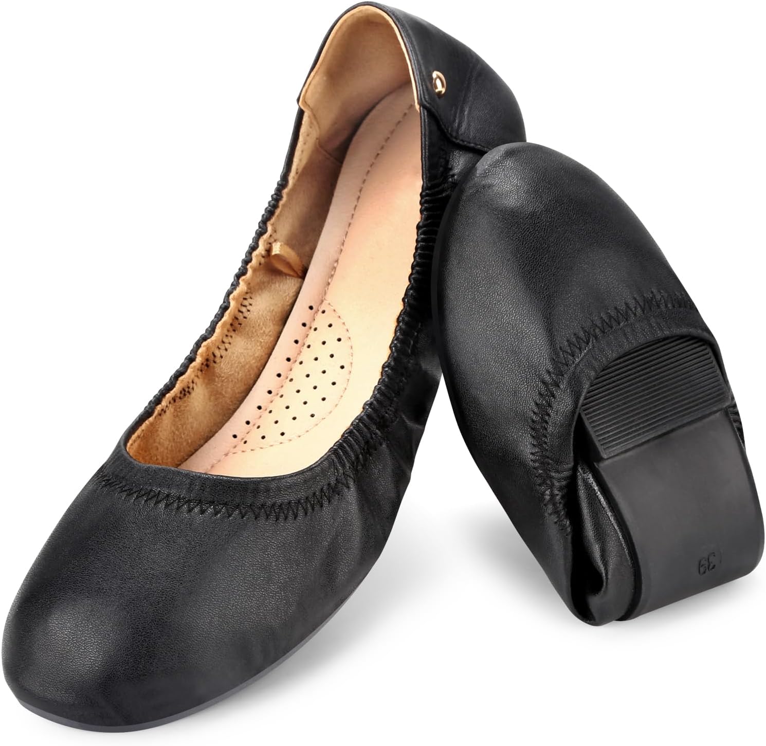 Amazon.com | Qimaoo Women's Flats Foldable Ballet Flats for Women ...