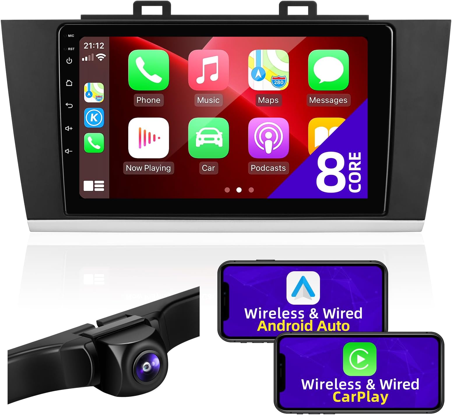 Amazon.com: CGOGC Android Car Radio Upgrade Compatible with Wireless ...