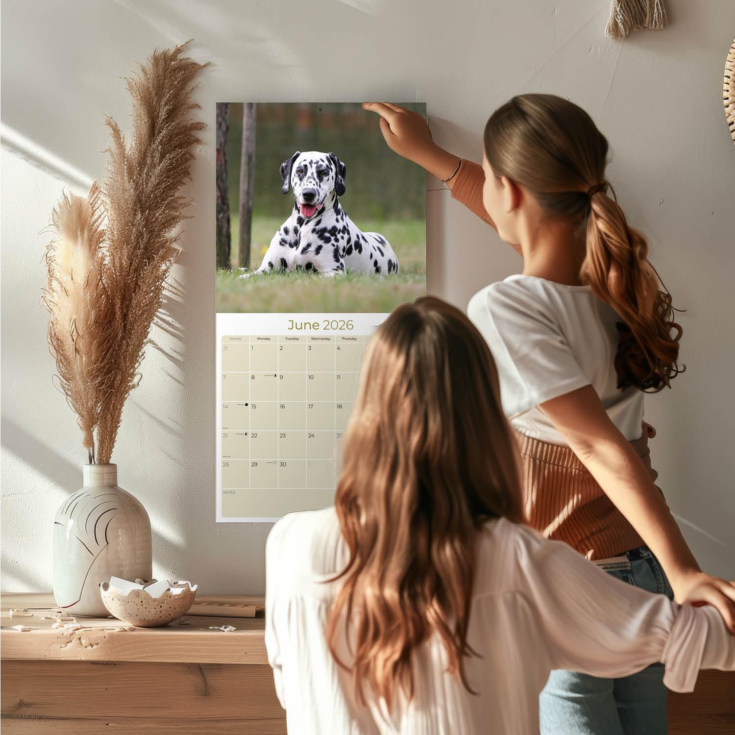 Snapklik.com : 2025 2026 Dalmatian Calendar - Dog Breed Monthly Wall ...