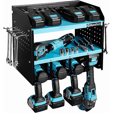 Amazon.com: CCCEI Modular Power Tool Organizer Wall Mount with Charging ...