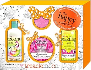 Treaclemoon Happy Collection Bath & Body Gift Set | Vegan | Coconut ...