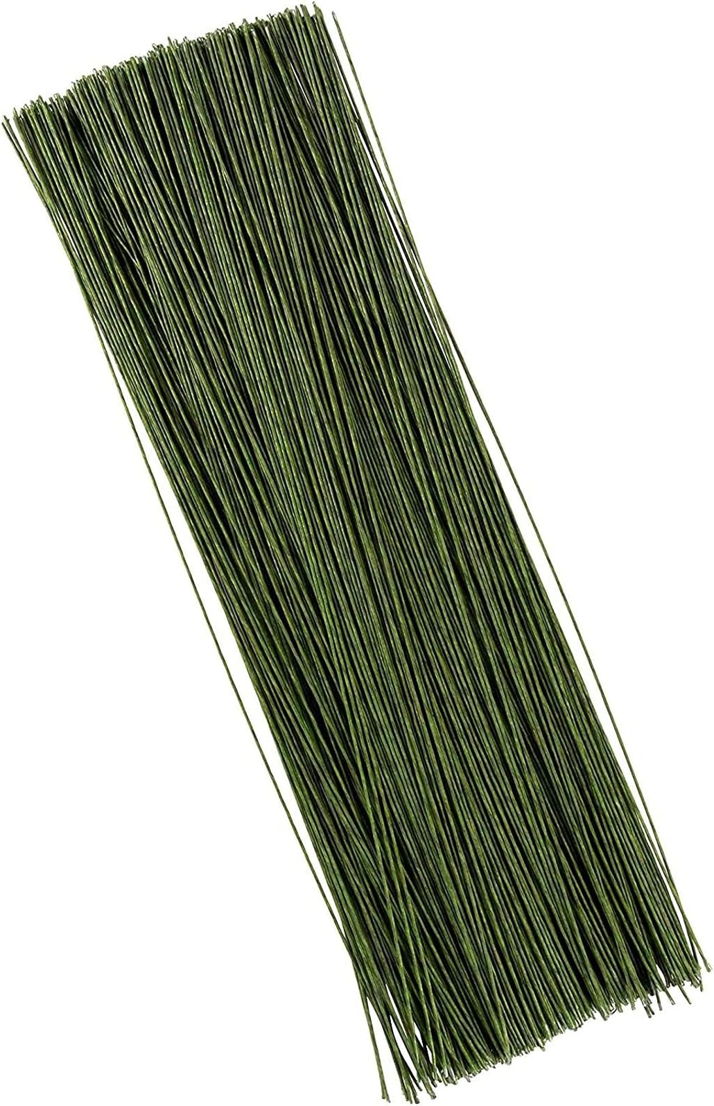 BEADNOVA Floral Wire 200pcs 22 Gauge Flower Stems Green Wire Fake ...