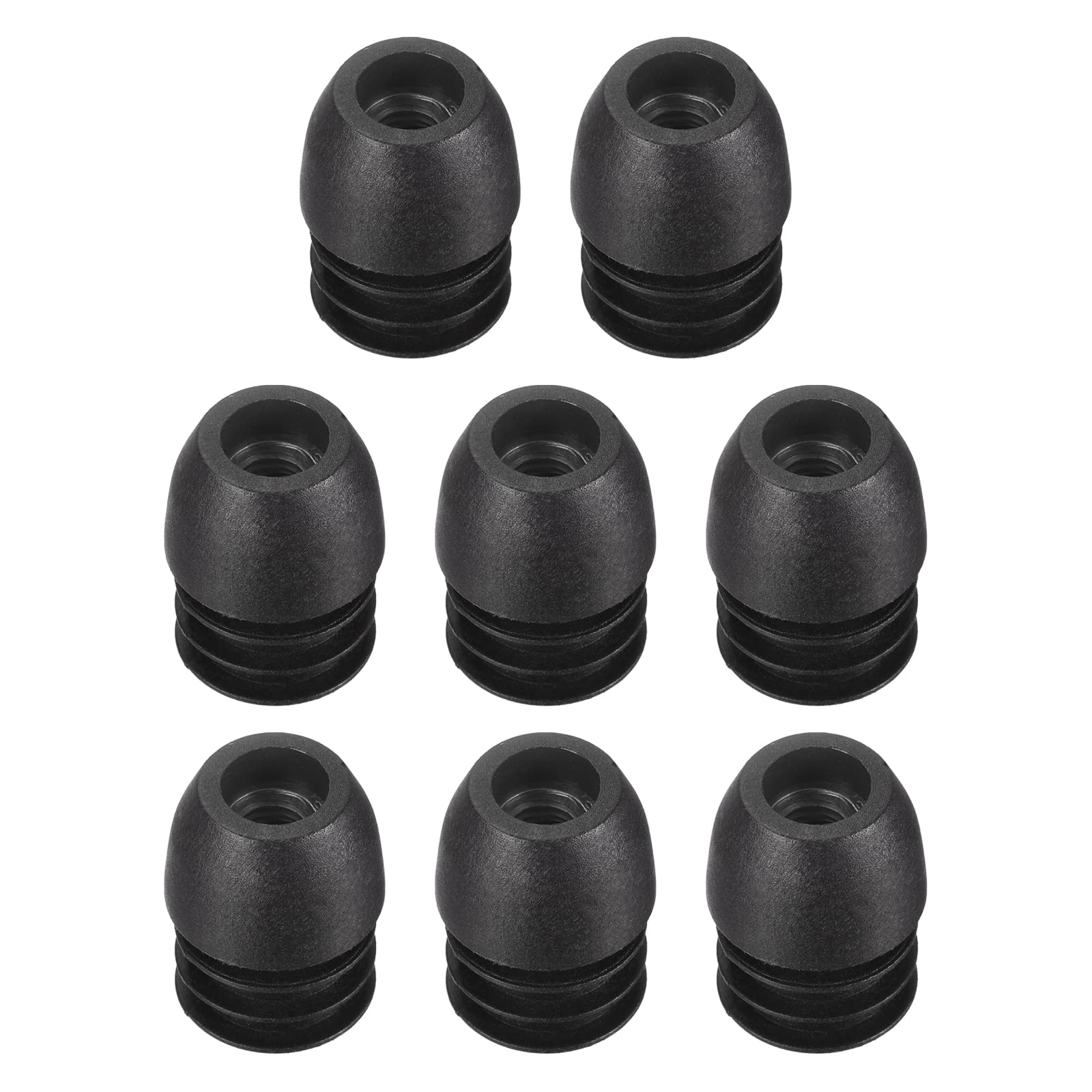 Amazon.com: uxcell 8Pcs 22mm/0.87" Threaded Tube Inserts with M8 Thread ...