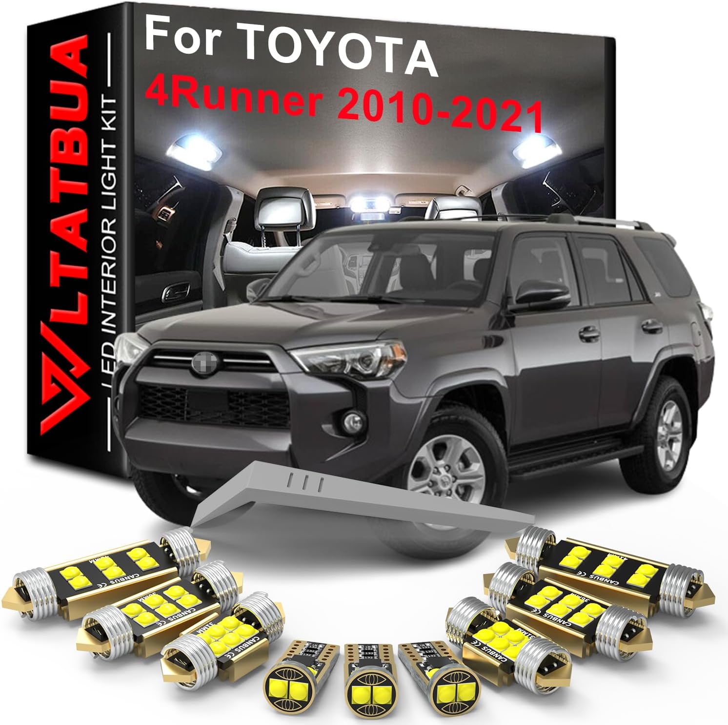 Amazon.com: AWALITED 16pcs 4RUNNER Interior LED Lights Kit Super Bright ...