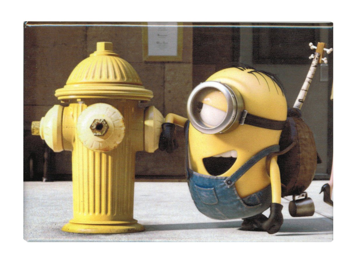 Animewild Despicable Me Minions Hydrant Minion Magnet | Desertcart Sri ...