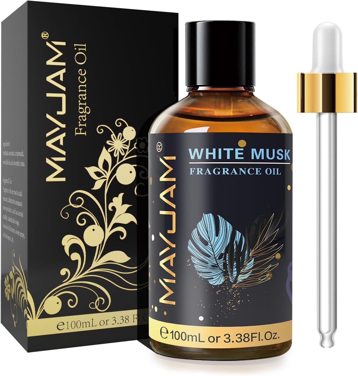 Amazon.com: Arabian White Musk Fragrance Oil (60ml) for Cologne, Beard ...