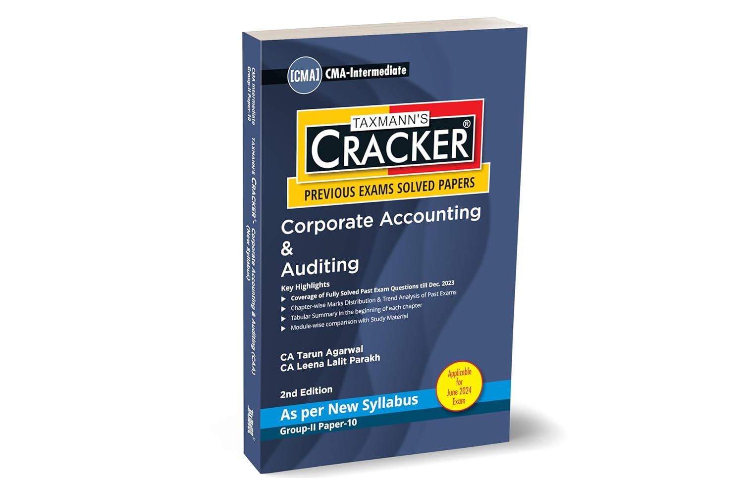 Buy Taxmann's CRACKER for Corporate Accounting & Auditing (Paper 10 ...