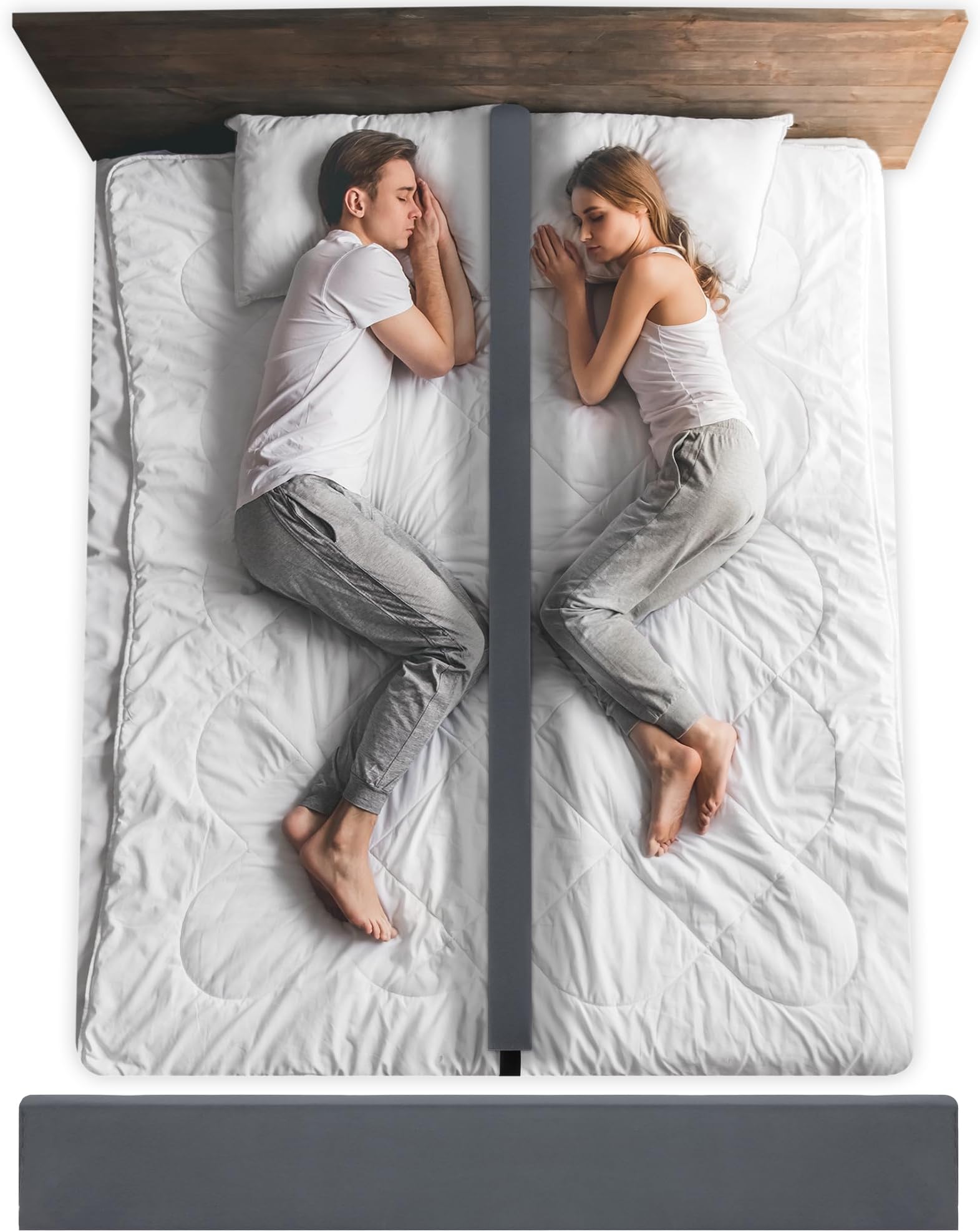 Amazon.com: ROYALAY Bed Divider for Co Sleeping Adults, 71" Extra Long ...
