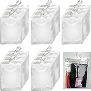 Amazon.com: Hanging Storage Bags with Hanger,13" X11" Large Hook Hang ...