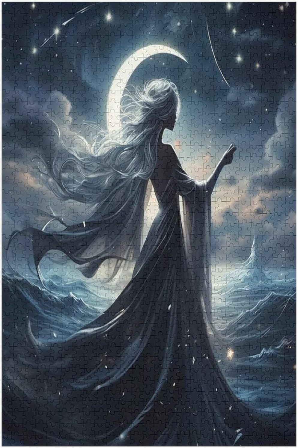 Amazon.com: 1000 Piece Wooden Puzzle for Adults - Josephine - Moon ...