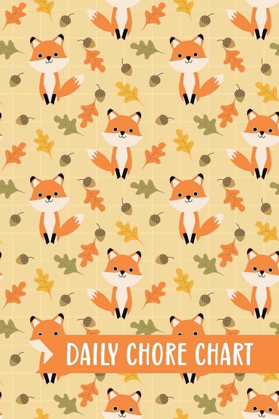 Buy Daily Chore Chart: Woodland Fox Kids Weekly Checklist Task Family ...