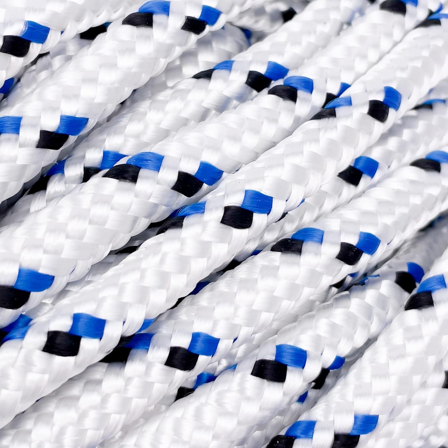 White Polyester Anchor and Mooring Rope with Marker L. 30 m – BigaMart