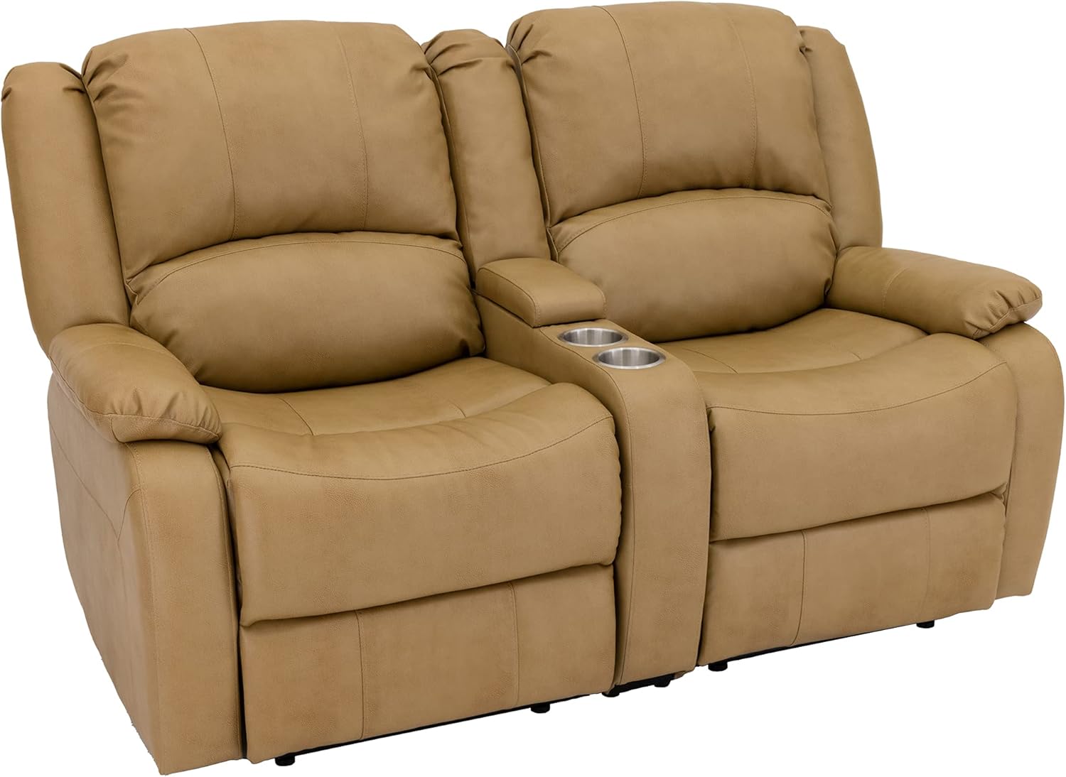 Amazon.com: RecPro Charles 64" Double Recliner RV Sofa with Console and ...