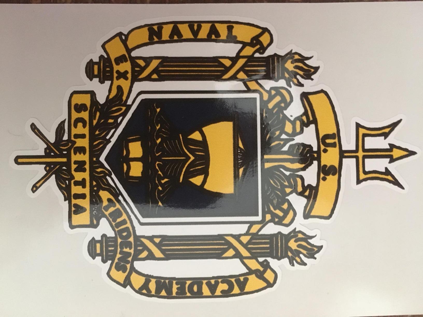 Amazon.com: US Navy Naval Academy Decal Sticker 3.8" : Sports & Outdoors