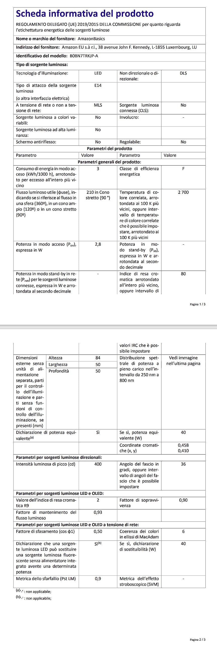 Lampadina alogena G4, 20 W, 24 V, dimmerabile, base bicolore, capsula ...