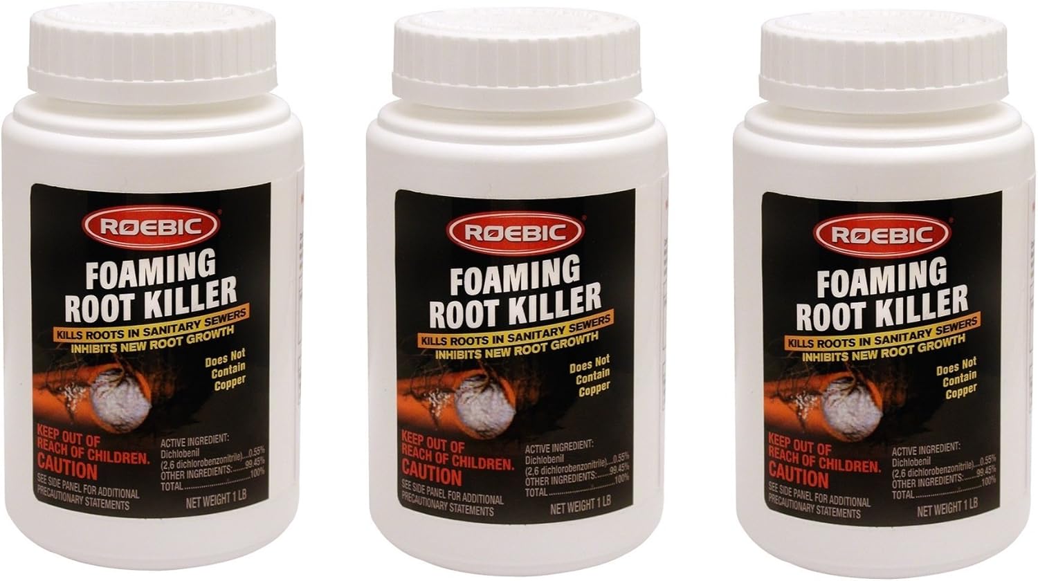 Amazon.com: Roebic FRK Foaming Root Killer, 1-Pound (3, 1 lb) : Health ...