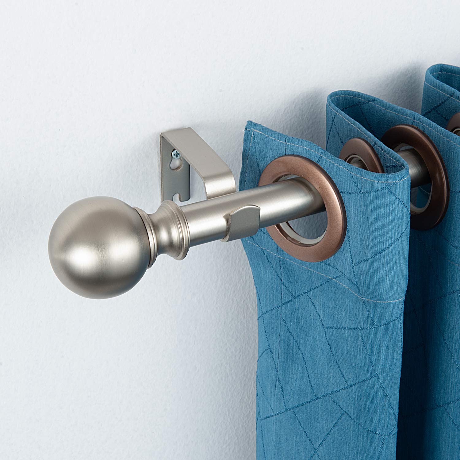 Snapklik.com : Industrial Curtain Rods, Iron Curtain Rods For Windows ...