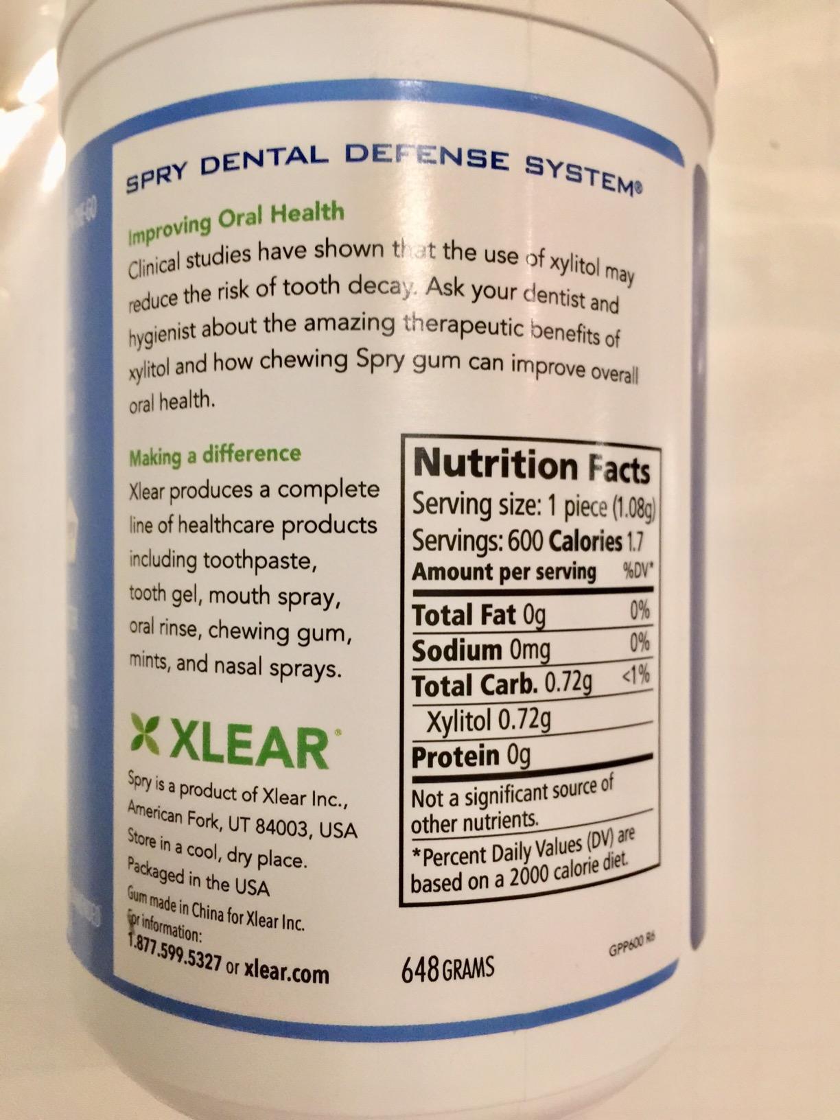 Amazon.com: Spry Fresh Natural Xylitol Stronger Longer Chewing Gum ...