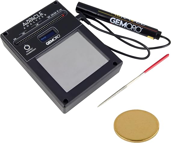 Amazon.com: GemOro AuRACLE Analyzer & 18k Calibration Disc (6.4mm ...