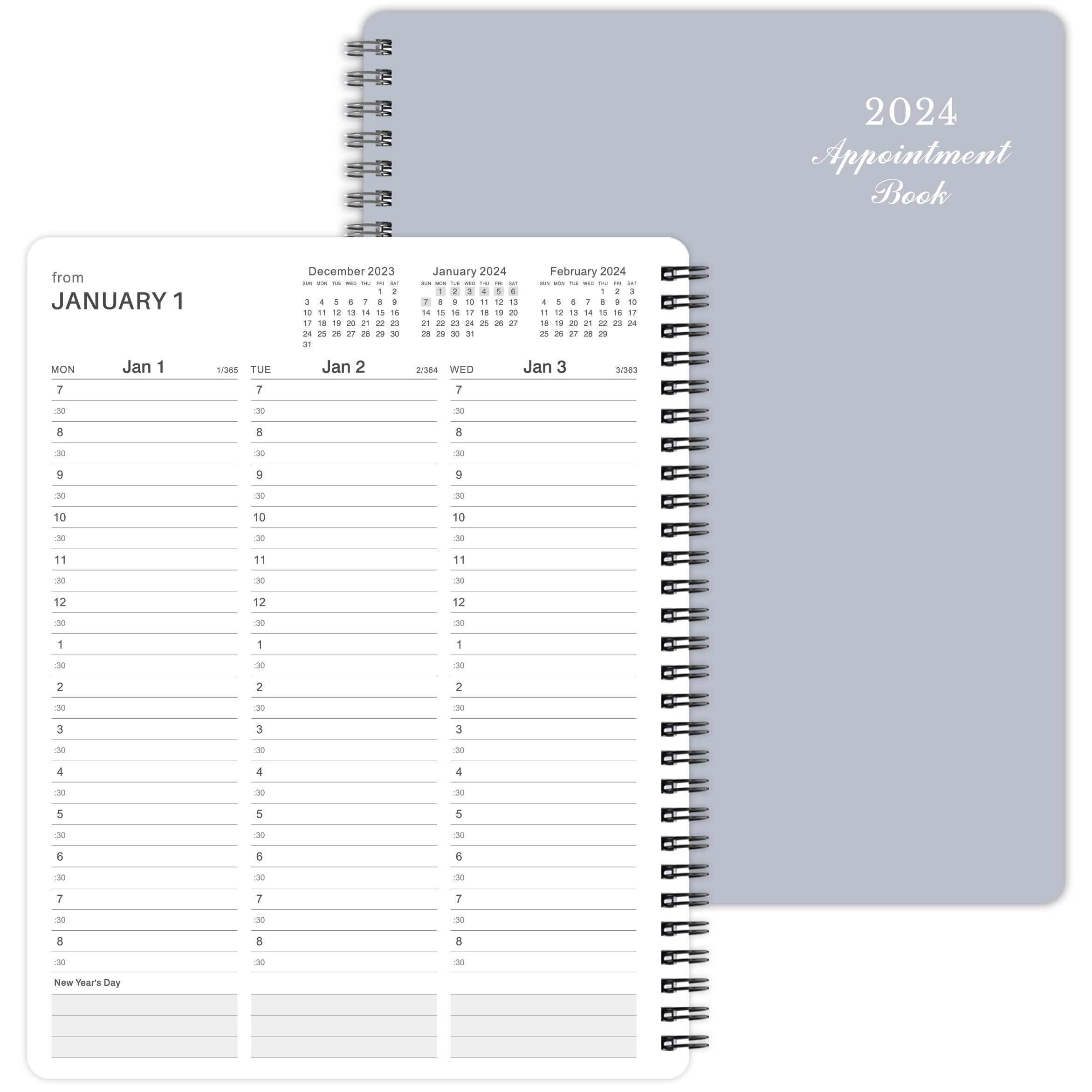 Snapklik.com : 2024 Weekly Appointment Book & Planner - Jan 2024 - Dec ...