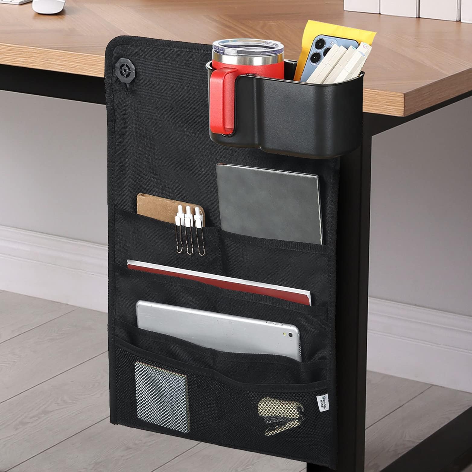 Amazon.com: Desktop Cup Holder with Clip and Stationery Organizer ...