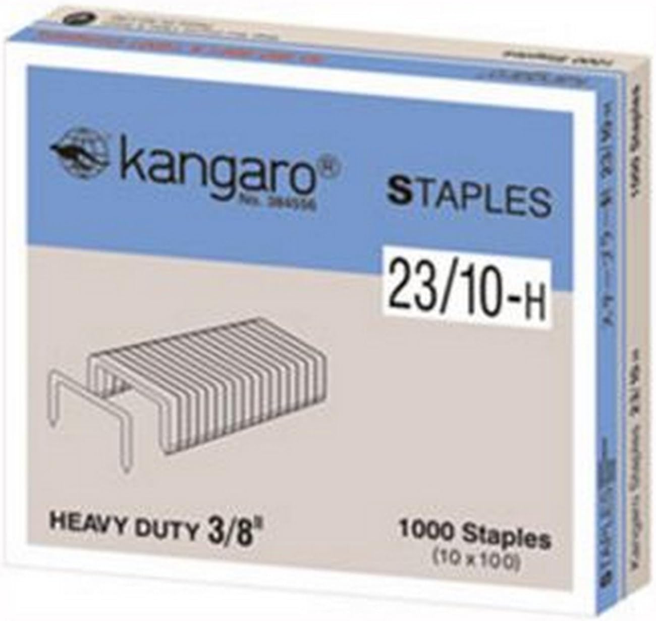 Kangaro Chisel Point Staple Pins, No 23/17-H, 1000 Pins/Pack - 20 packs ...