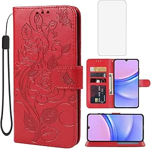 Amazon.com: Vavies Case for Galaxy A15 5G Case, Samsung A15 5G SM-A156U Wallet Case with ...