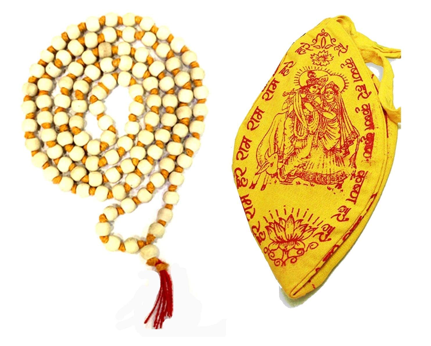 Mahakaleshwar Store Tulsi Jap Mala Original 108 Beads Pure Tulsi Jap ...