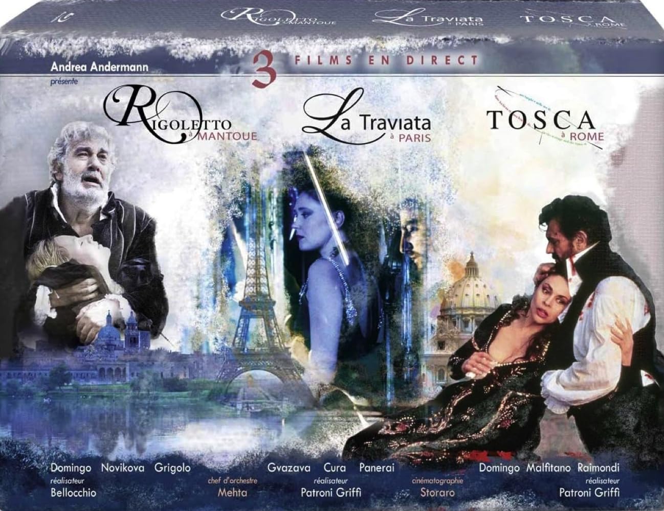 Rigoletto à Mantoue - La Traviata à Paris - Tosca à Rome [Blu-ray ...