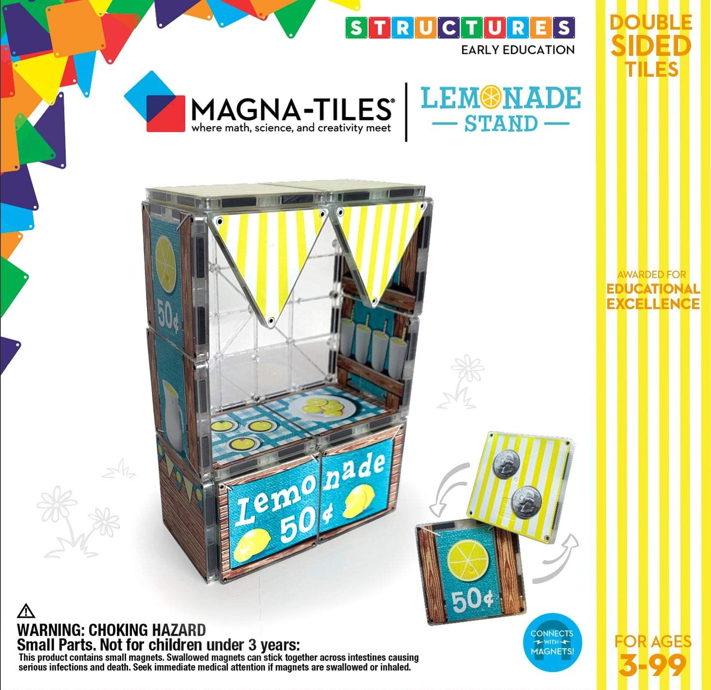 CreateOn Lemonade Stand Magna-Tile Structure Set - Philippines | Ubuy