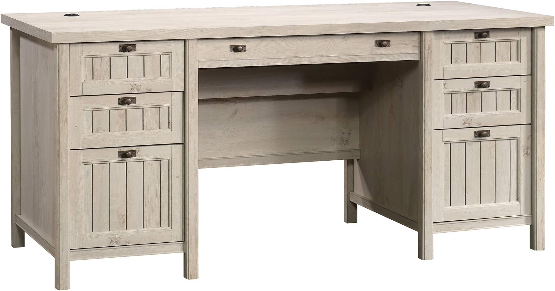 Amazon.com: Sauder Costa Executive Desk, W 65.118 X D 29.528 X H 30.00 ...