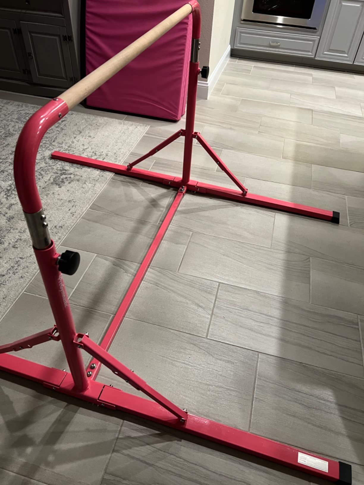 $23/mo - Finance PreGymnastic No Wobble Gymnastics Bar, 6ft Long Base ...