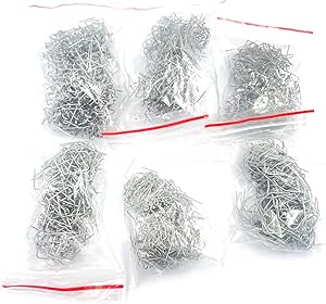 1200pcs 0.8 0.6 mm Flat/Wave/V/M Shape Staples Hot Staples Welding Rods ...