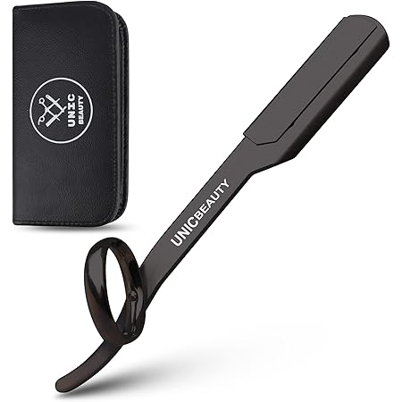 Amazon.com: Professional Straight Edge Razor with 20 Stainless steel ...