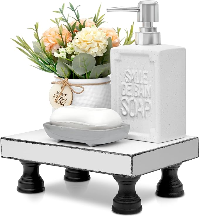 Amazon.com: EOSAHR Decorative Wooden Riser for Display : Farmhouse ...