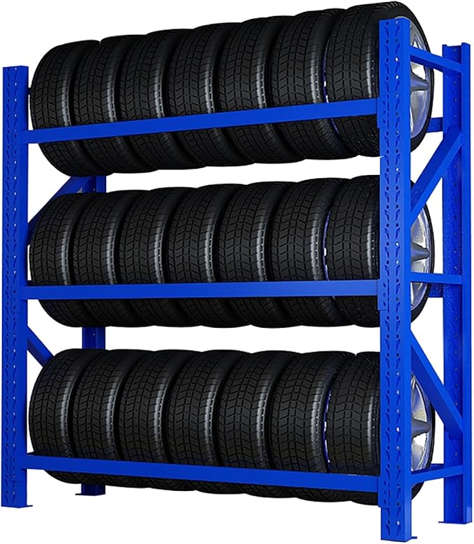 Amazon.com: AOCDNEK Heavy Duty Tire Storage Rack, Steel, 1100lb,Load Capacity, Height Adjustable ...