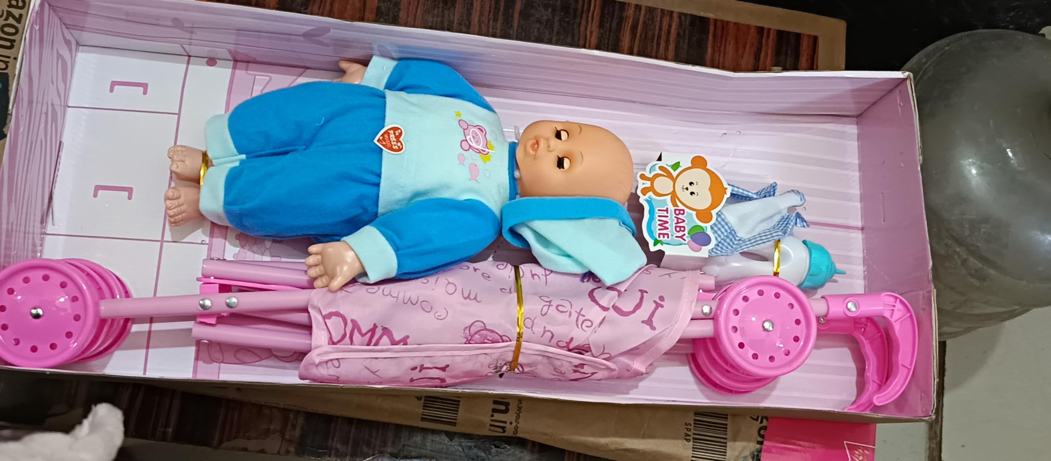 Jack Royal Baby Stroller for Doll (Pink) : Amazon.in: Toys & Games